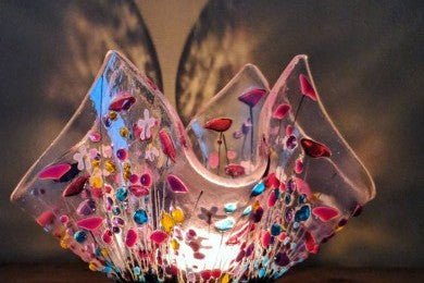 🌿 Welcoming Pam Peters fused glass designs to Feather and Twigs ...