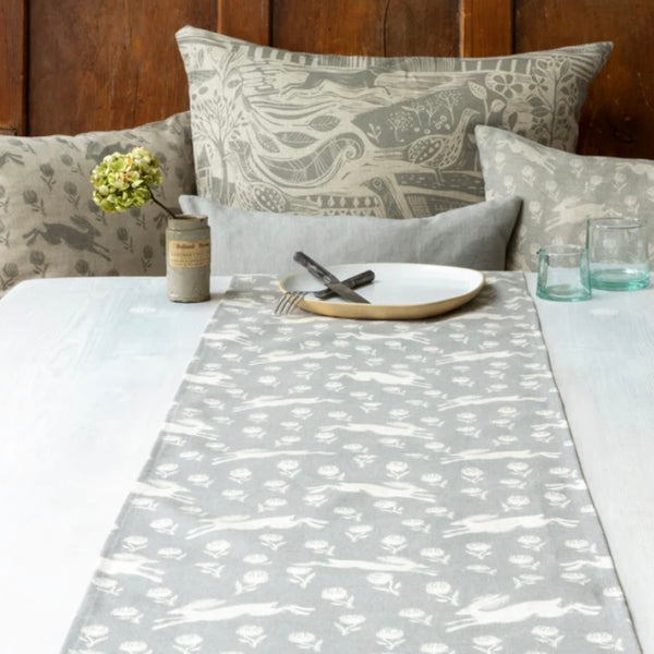 RUNNING HARE TABLE RUNNER - Feather & Twigs