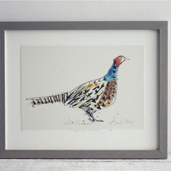 WILD PHEASANT - PRINT BY SAM WILSON - Feather & Twigs